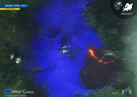 First eruption of Mount Etna in 2026 | EU Space Policy